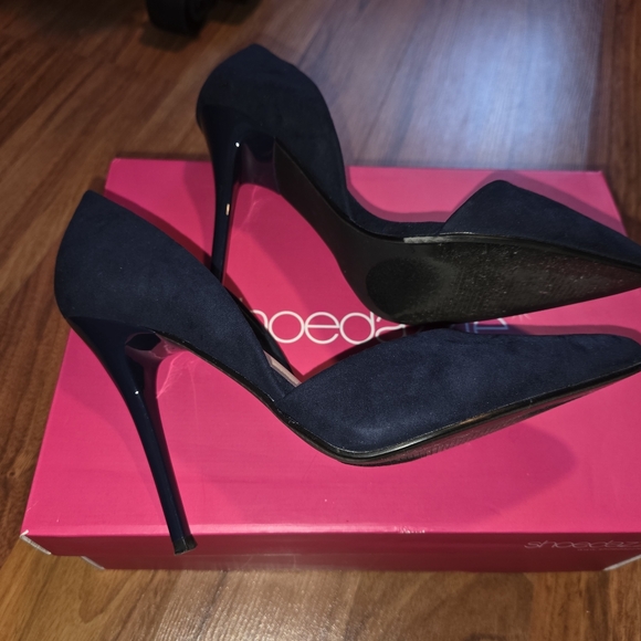 Shoe Dazzle | Shoes | Elegant Navy Stiletto Heels | Poshmark